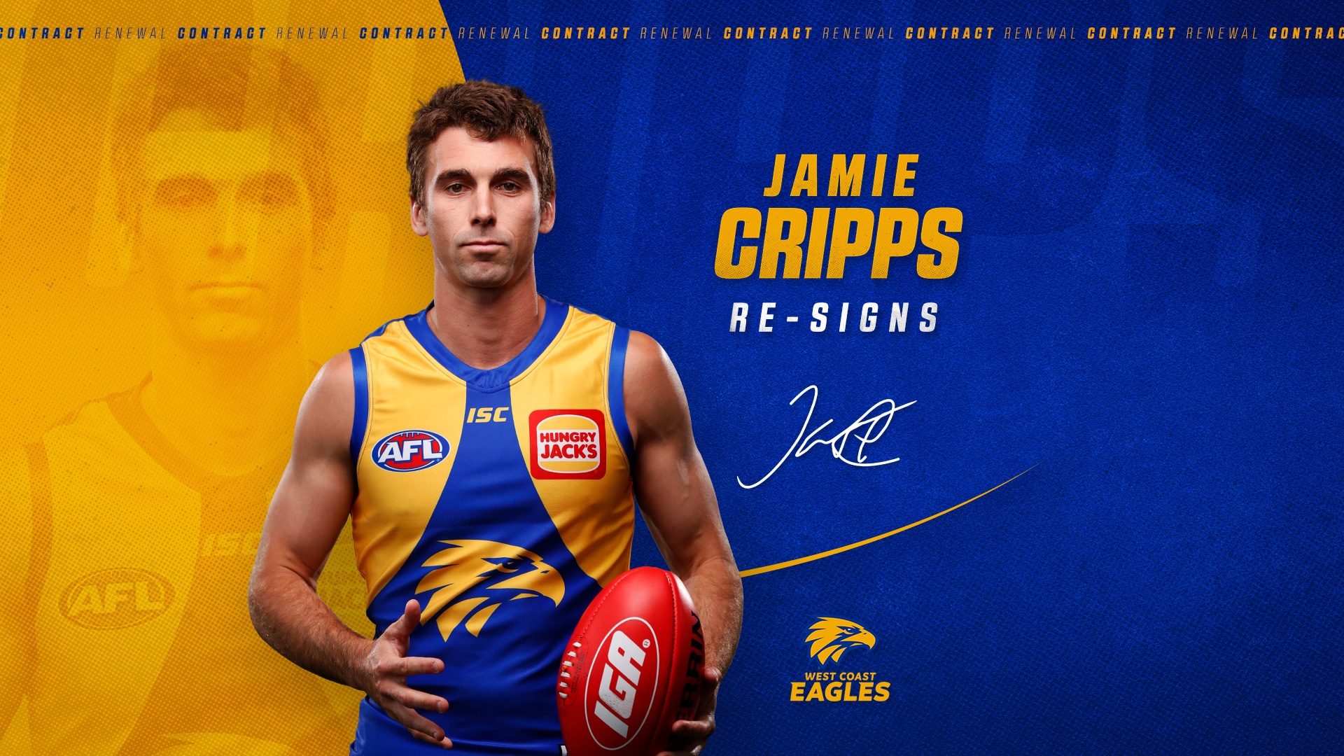 Gun forward Jamie Cripps pens new deal