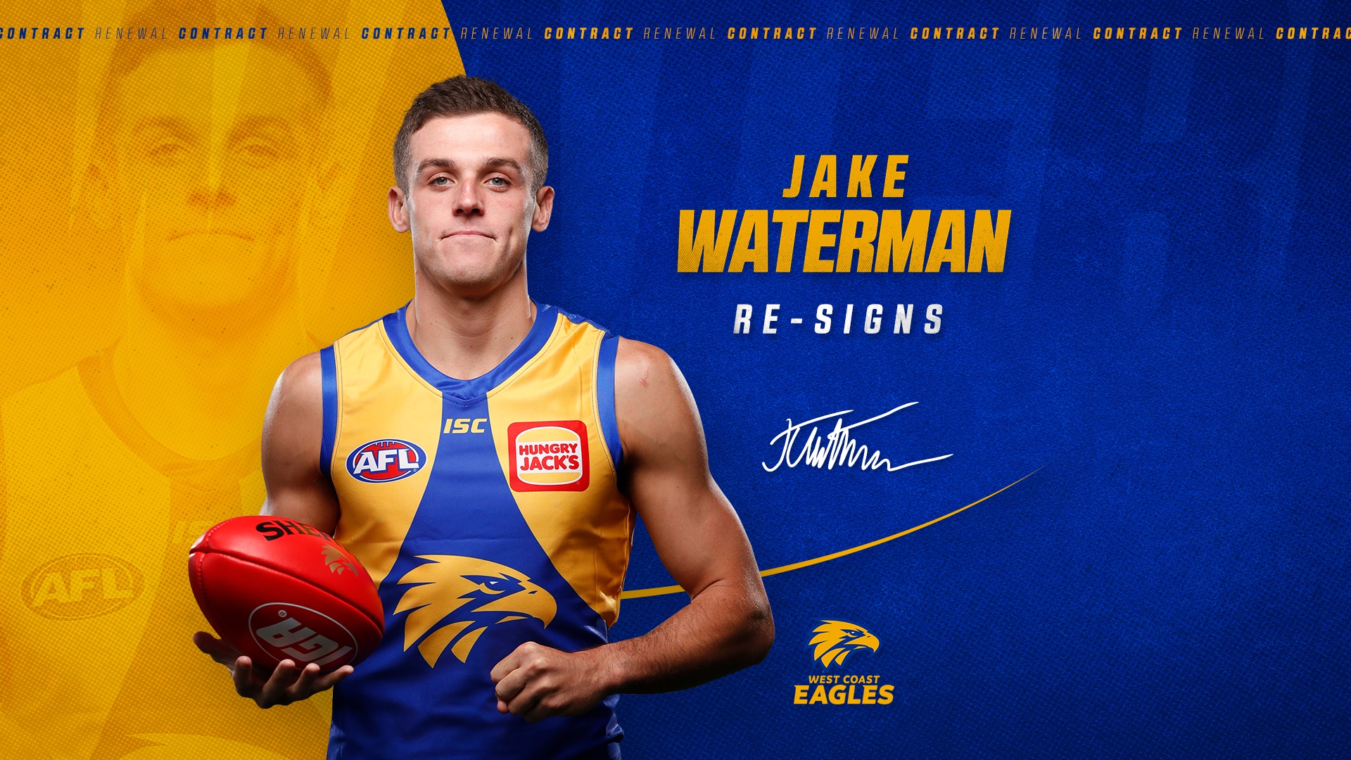 Waterman signs for three more years