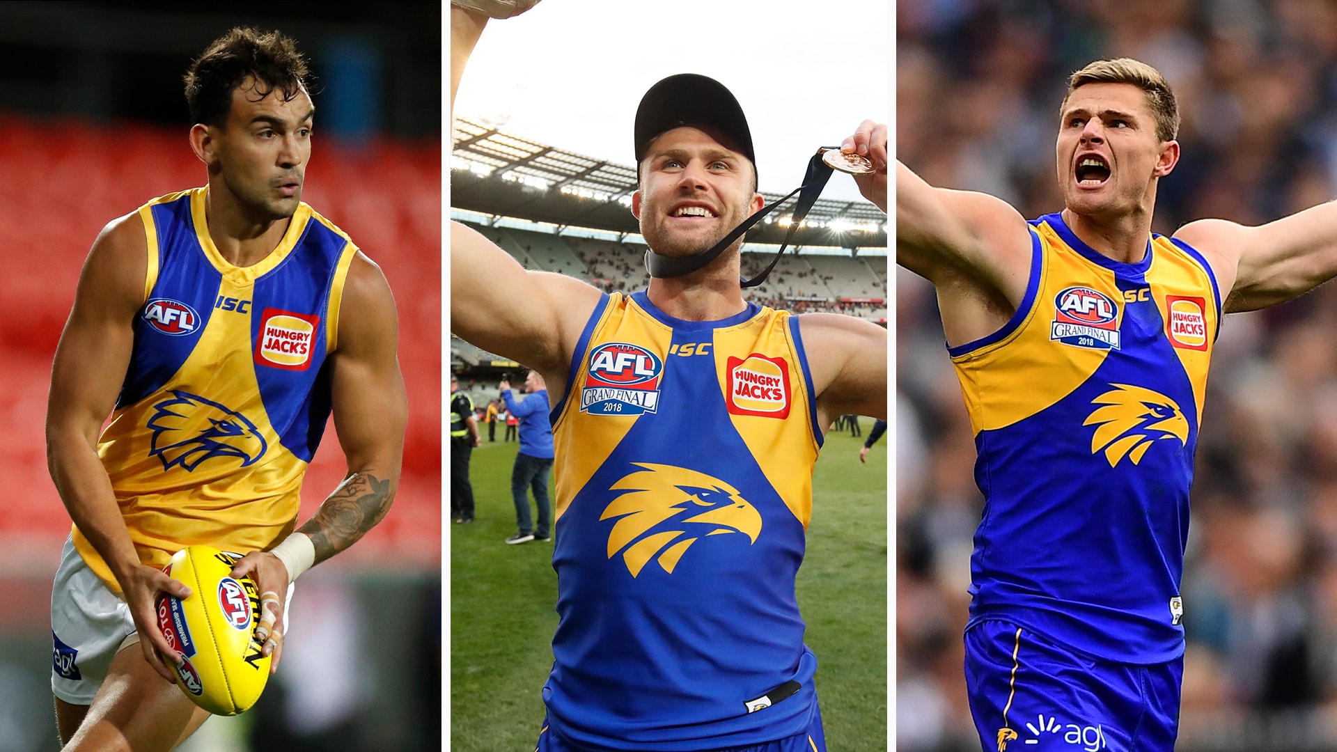Eagles trio depart the nest