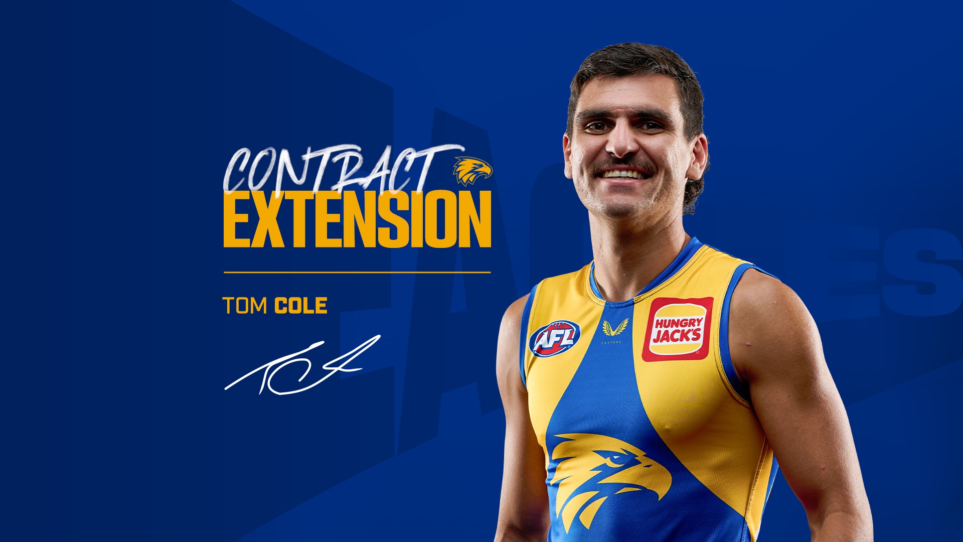 Cole re-signs for three more years