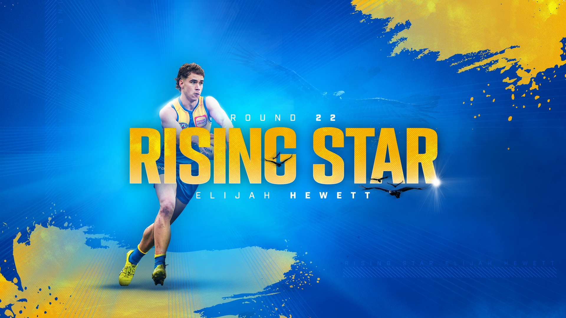 Young gun Hewett nominated for Rising Star