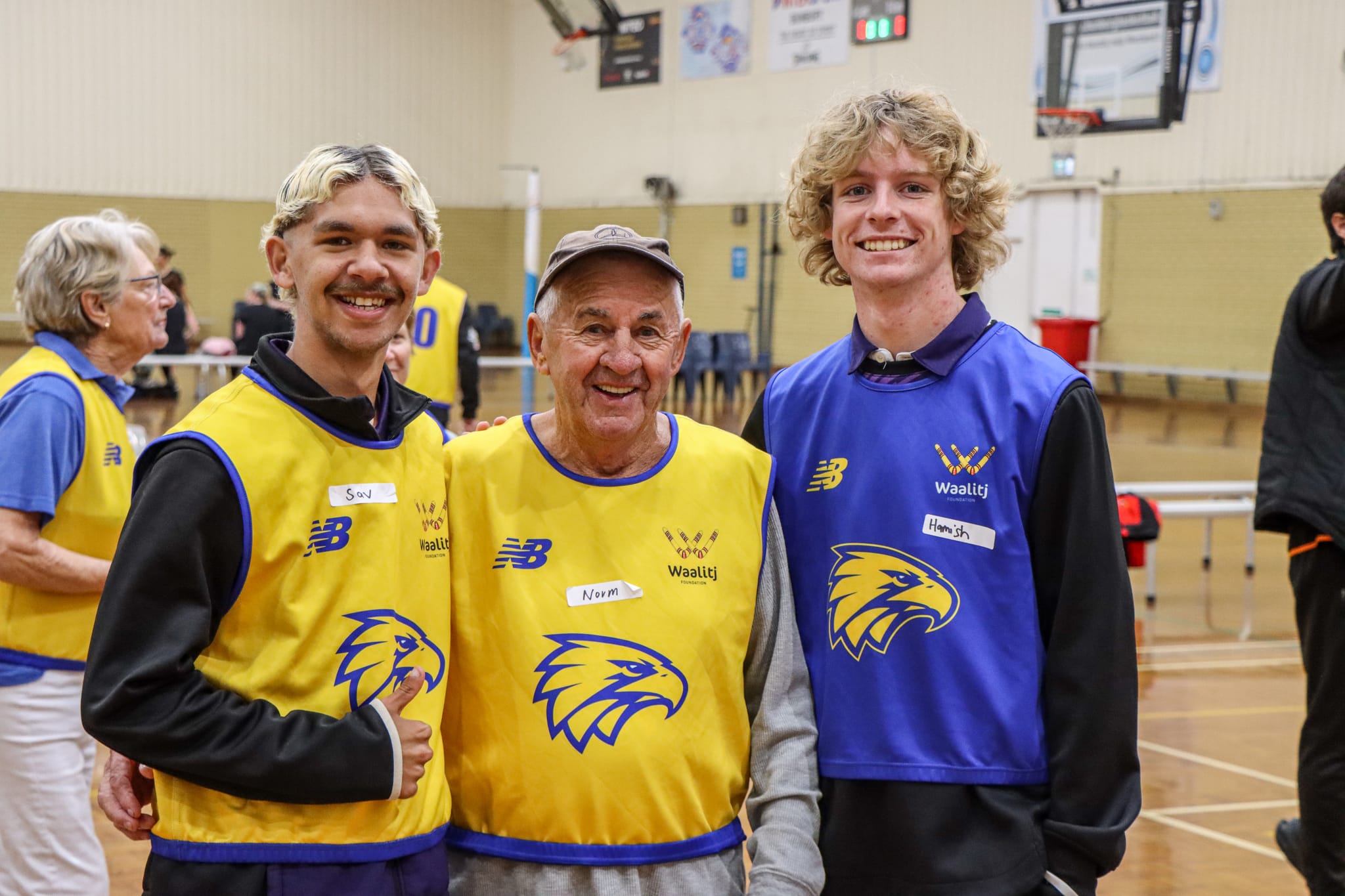 Young and old connect through Eagles new-intergenerational program