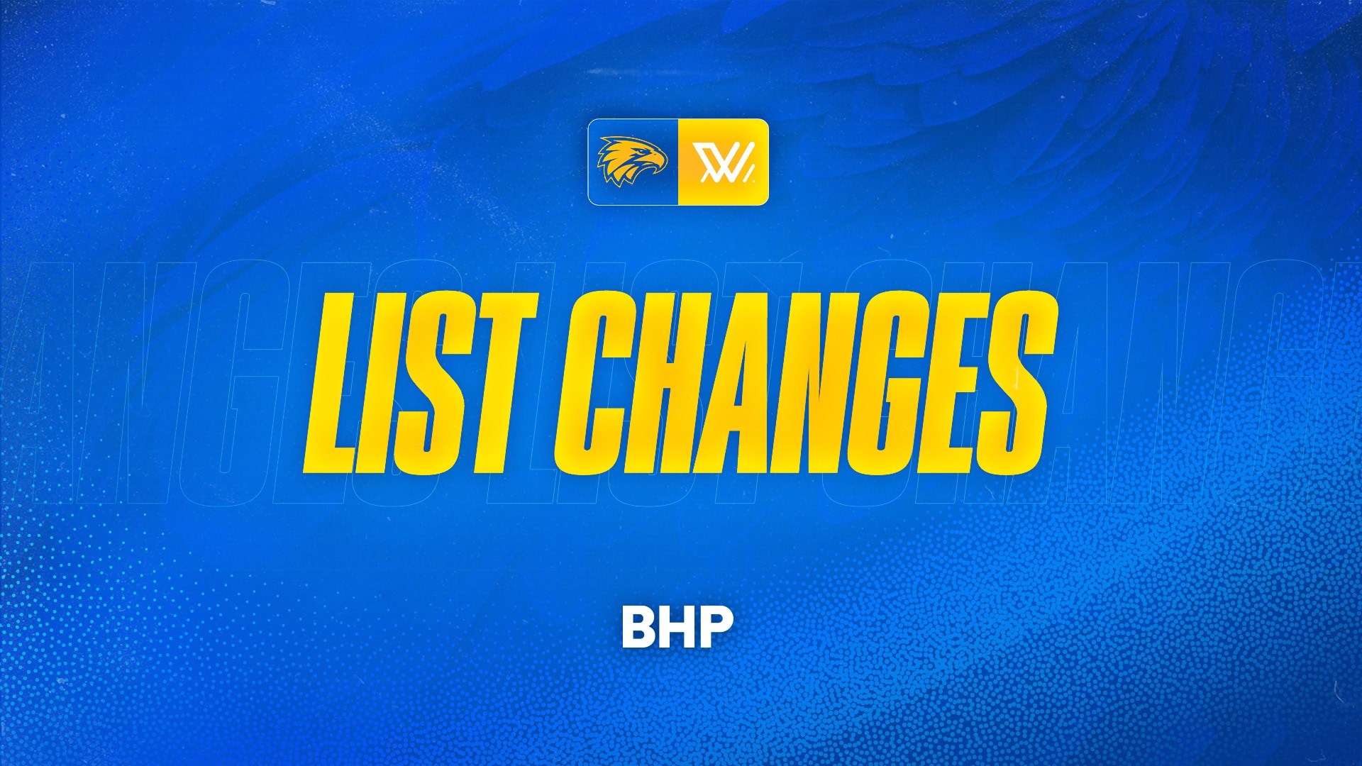 AFLW: Eagles confirm list changes