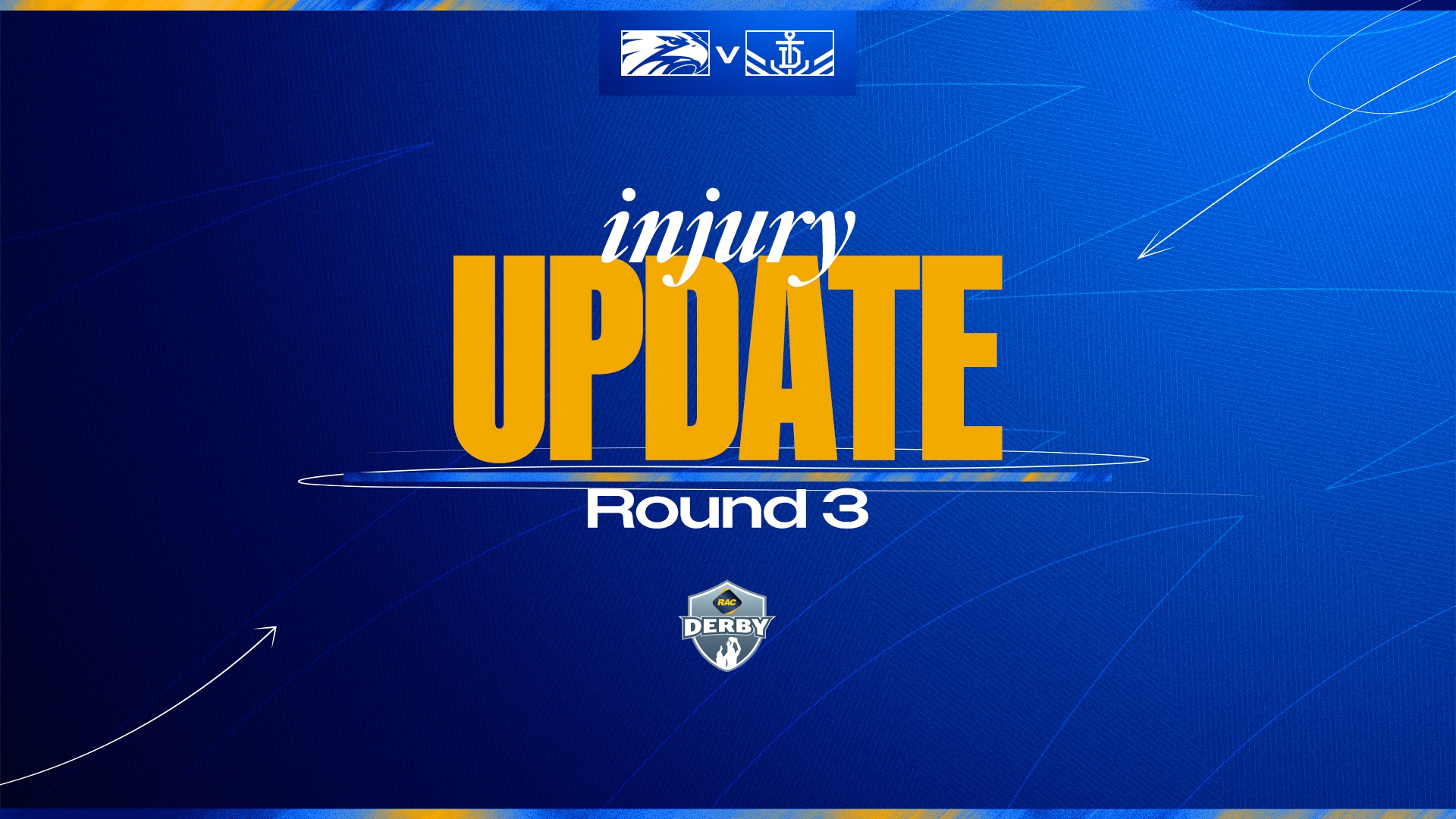 RAC Derby injury update