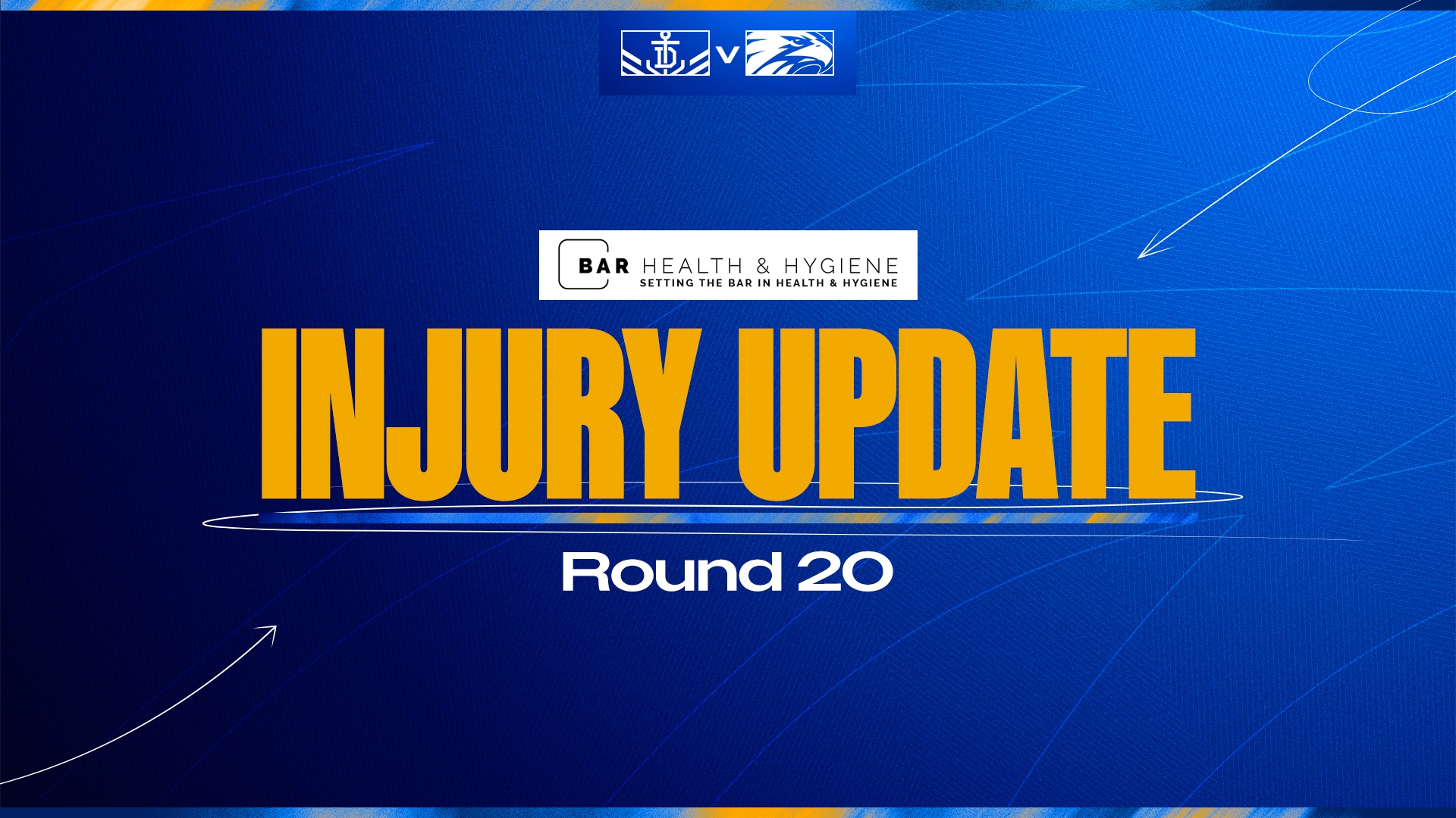 Bar Health and Hygiene Injury Update – Round 20