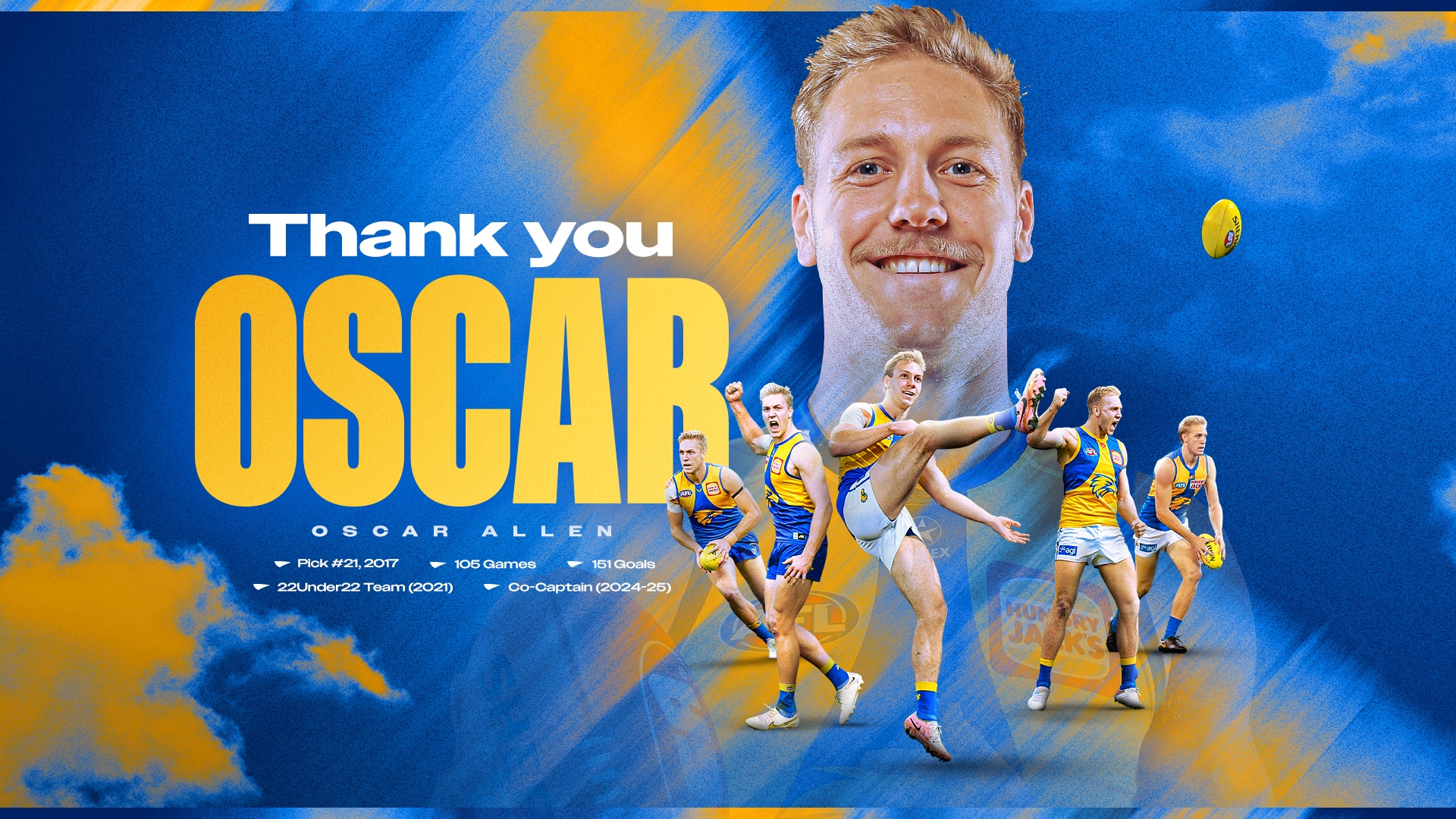 Eagles farewell Oscar Allen