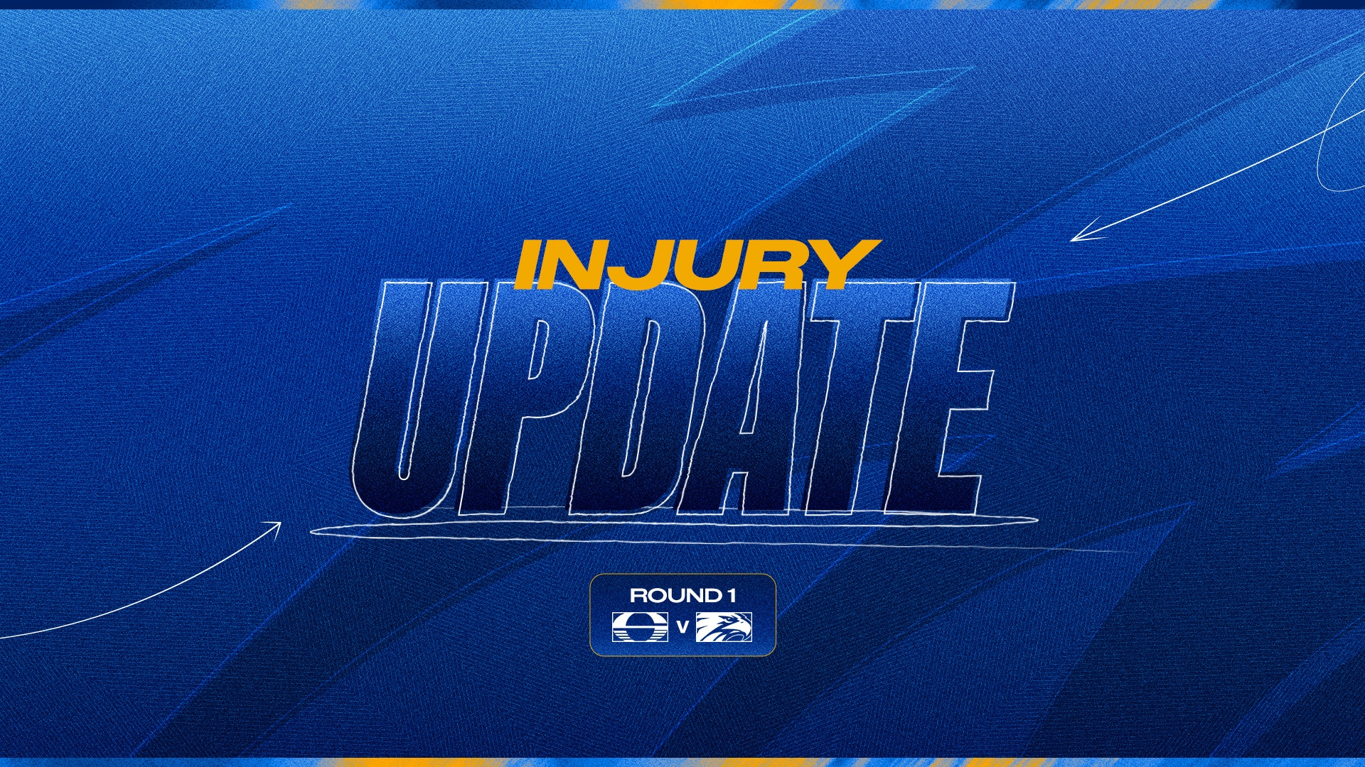 West Coast Eagles injury update: Round One