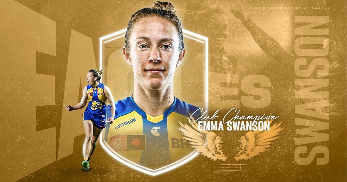 AFLW: Swanson crowned Eagles’ best again