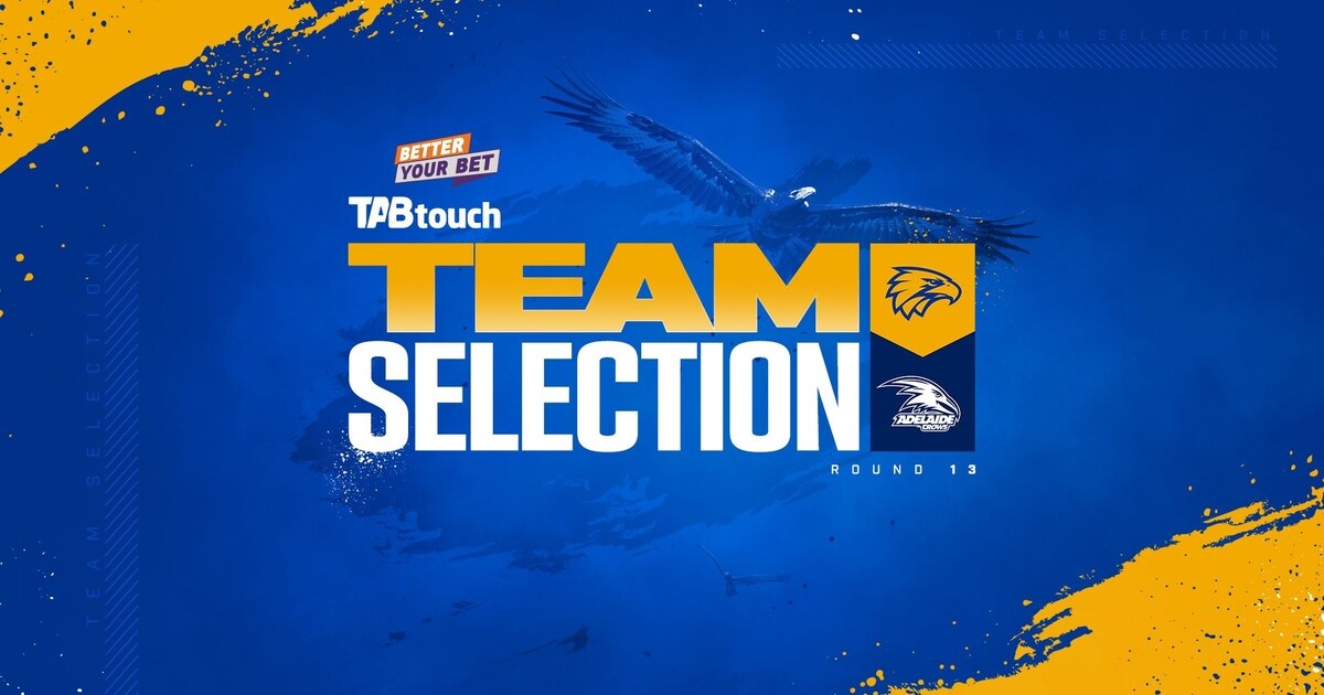 Team selection: Six changes as Eagles head to Adelaide