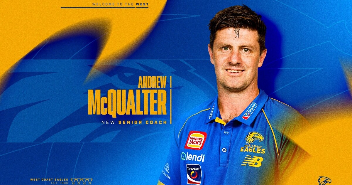 McQualter appointed West Coast Eagles senior coach